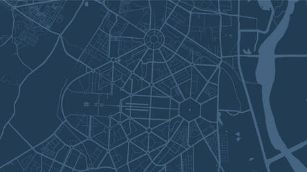 Delhi map detailed city poster Royalty Free Vector Image
