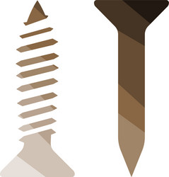 Old rusty bolts screw hardware rust metal texture Vector Image