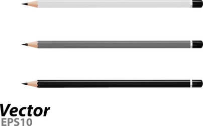 Wooden graphite pencil Royalty Free Vector Image