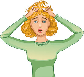 Scared Woman Vector Images (over 5,500)