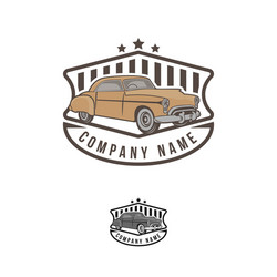 Classicvintage car design inspiration auto Vector Image