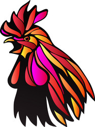 Rooster Royalty Free Vector Image - VectorStock
