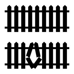 Wooden Palisade Vector Images (over 2,200)