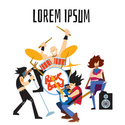 Punk rock girl Royalty Free Vector Image - VectorStock