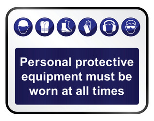 Health and safety signs Royalty Free Vector Image