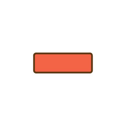 Math minus symbols icon Royalty Free Vector Image