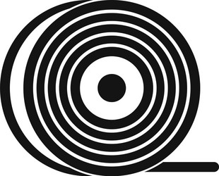 Coil steel production line icon Royalty Free Vector Image