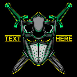 Valiant knight crusader Royalty Free Vector Image