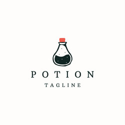 Potion logo Royalty Free Vector Image - VectorStock