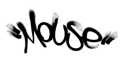 Graffiti gore word sprayed in black over white Vector Image