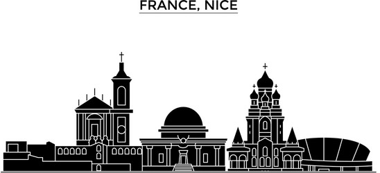 Nice Skyline France Vector Images (over 140)