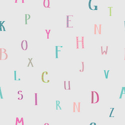 Abc seamless pattern Royalty Free Vector Image