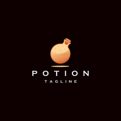 Potion logo Royalty Free Vector Image - VectorStock