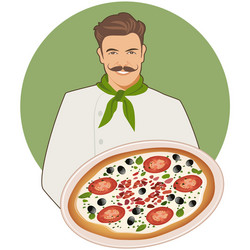 Fat Pizza Chef Vector Images (96)