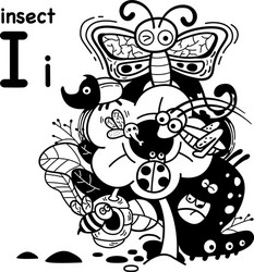 Letter I Insect Vector Images (93)