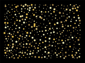 Background with gold stars Royalty Free Vector Image