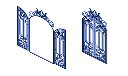 Open Iron Gate Vector Images (over 340)