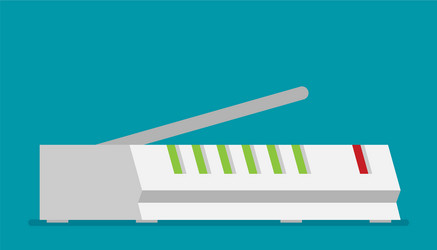 Router modem error icon flat Royalty Free Vector Image