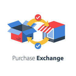 Delivery package from hand Royalty Free Vector Image