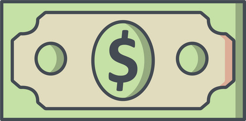 Bank note icon Royalty Free Vector Image - VectorStock