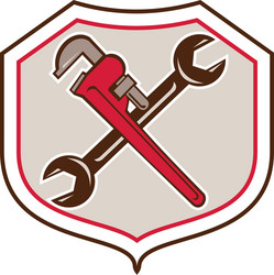 Crossed Spanner Vector Images (over 7,200)