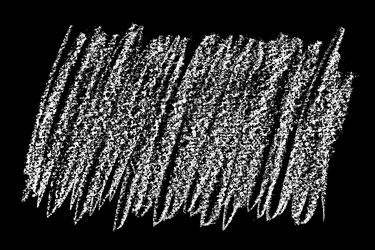 Scribble hand drawn stain in chalk Royalty Free Vector Image