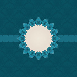 Template frame design for greeting card Royalty Free Vector