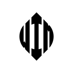 Wim logo letter design Royalty Free Vector Image