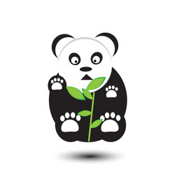 Funny panda Royalty Free Vector Image - VectorStock