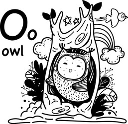 Letter O Clipart Black And White