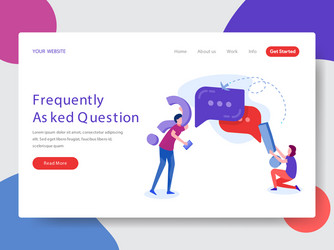 People frequently asked questions around question Vector Image