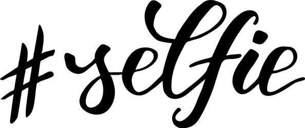 Hashtag Selfie Vector Images Over 440