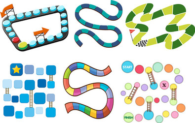 Boardgame template Royalty Free Vector Image - VectorStock