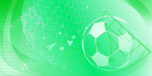Football themed background Royalty Free Vector Image