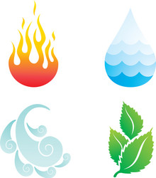 Four elements Royalty Free Vector Image - VectorStock