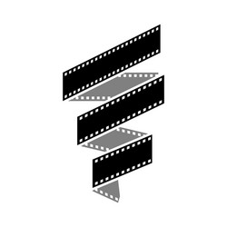 3d film clapboard movie shooting sign Royalty Free Vector