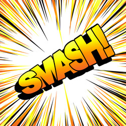 Comic Effect Smash Sound Text Vector Images (over 440)