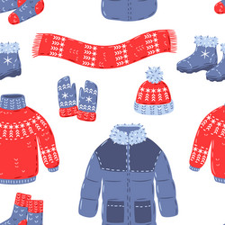 Sweater warm winter clothes Royalty Free Vector Image