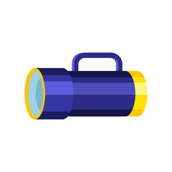 Beam flashlight cartoon Royalty Free Vector Image