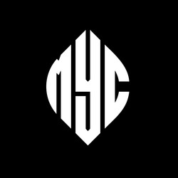 Myc logo letter letter logo design Royalty Free Vector Image