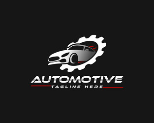 Racing cars competition premium logo design Vector Image