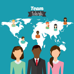 Team work Royalty Free Vector Image - VectorStock