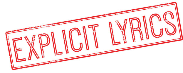 Explicit red rubber stamp on white Royalty Free Vector Image