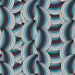 Vertical seamless texture with waves Royalty Free Vector