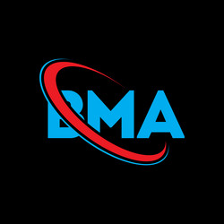 Bma logo letter design Royalty Free Vector Image
