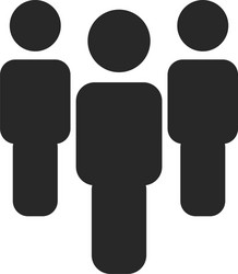 Group icon in modern design style for web site Vector Image