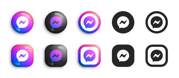 Facebook App Icons Vector