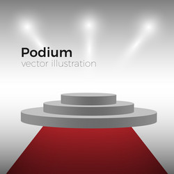 3d style podium shaped gold luxury background Vector Image