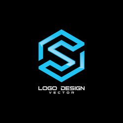 Double s letter logo template Royalty Free Vector Image