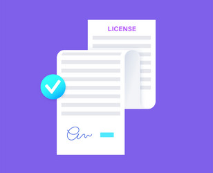 Long paper document Royalty Free Vector Image - VectorStock